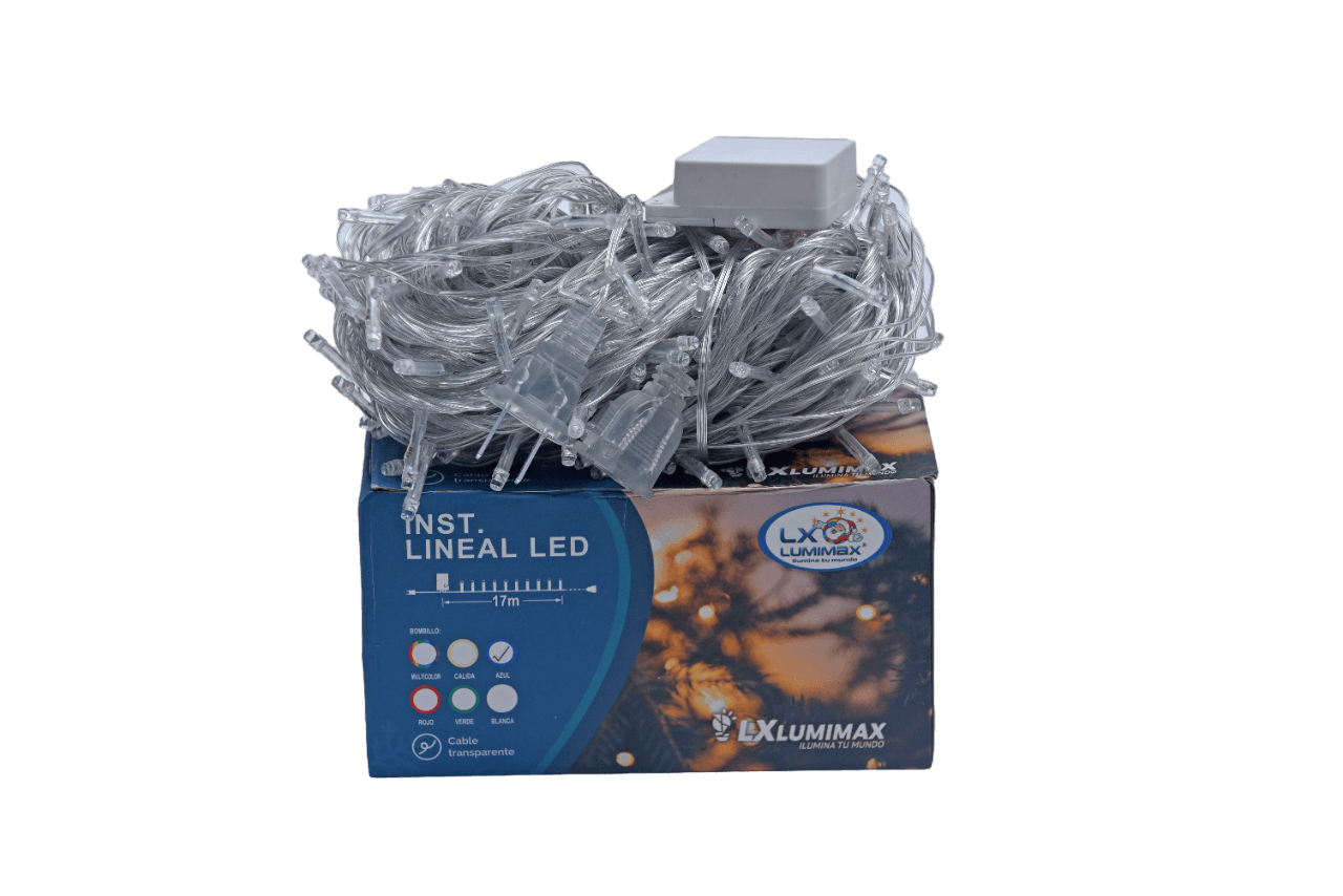 Luces led lineal 17 metros azul Impormax - El Gigante del Hogar
