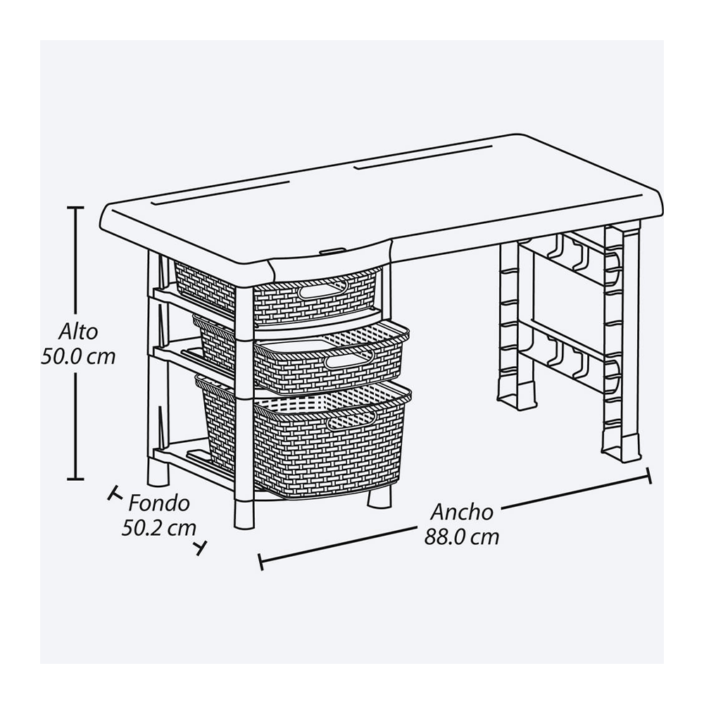 Escritorio Infantil Niño Tricolor | Rimax - El Gigante del Hogar