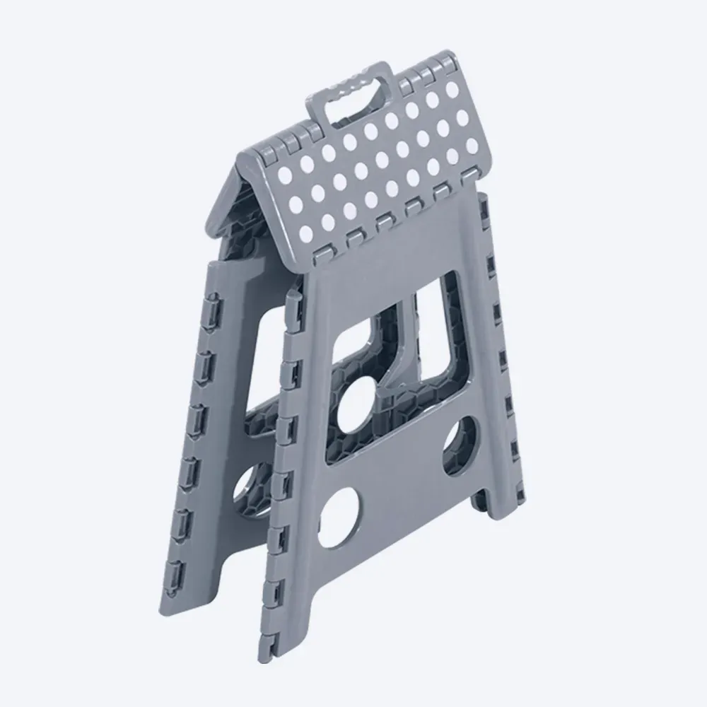 Butaco Plegable Grande Gris Blanco Rimax - El Gigante del Hogar